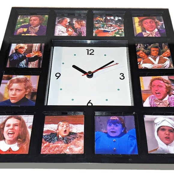 Wall Decor | Willy Wonka And The Chocolate Factory Clock With 12 ...